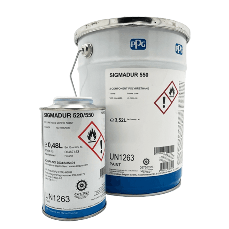 Sigmadur 550 RAL 5008 20 ltr + Harder UN1263 - Sigma - Sigma - A.Nobel ...